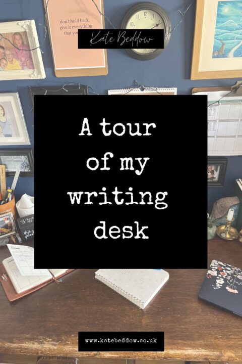 A tour of my writing desk - Kate Beddow